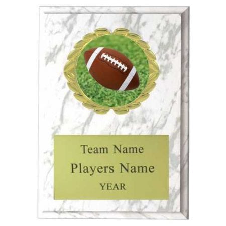 Football Plaques with Insert | Willamette Valley Awards