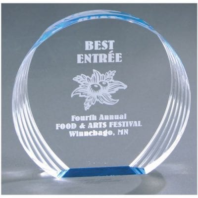 Round Acrylic Award | Willamette Valley Awards