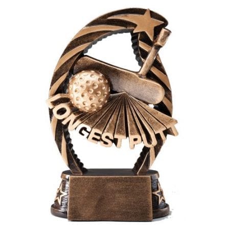 Longest Putt Golf Trophy | Willamette Valley Awards
