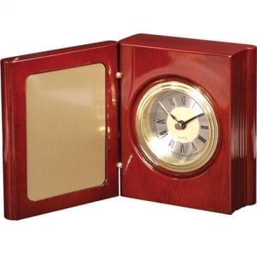 Engraved Book Clock | Willamette Valley Awards
