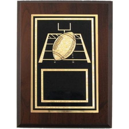 Football Award Plaque | Willamette Valley Awards